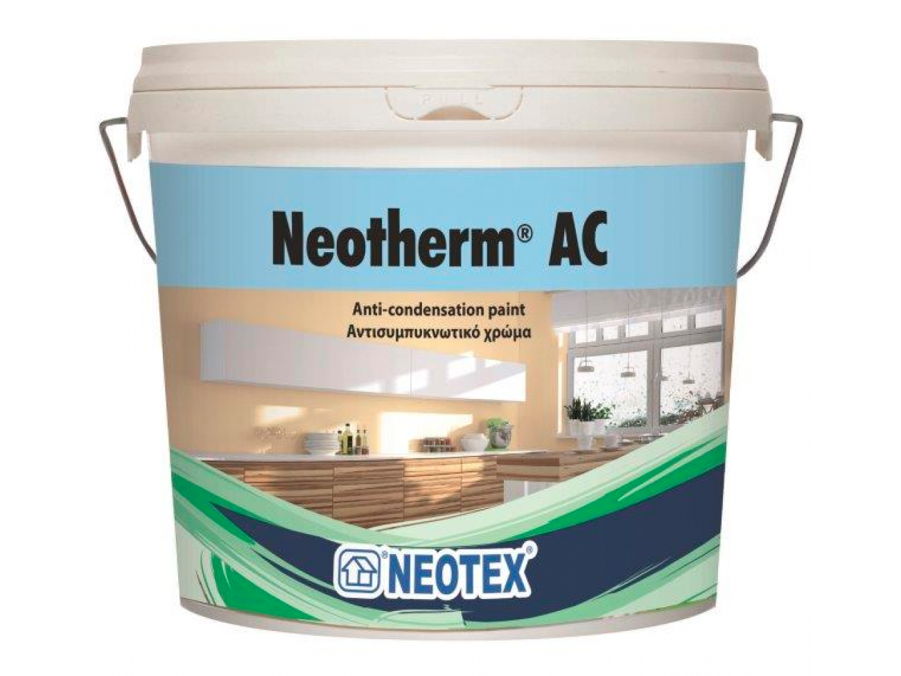 NEOTEX - Neotherm AC - ΛΕΥΚΟ 10lt - Αντισυμπυκνωτική βαφή με ...