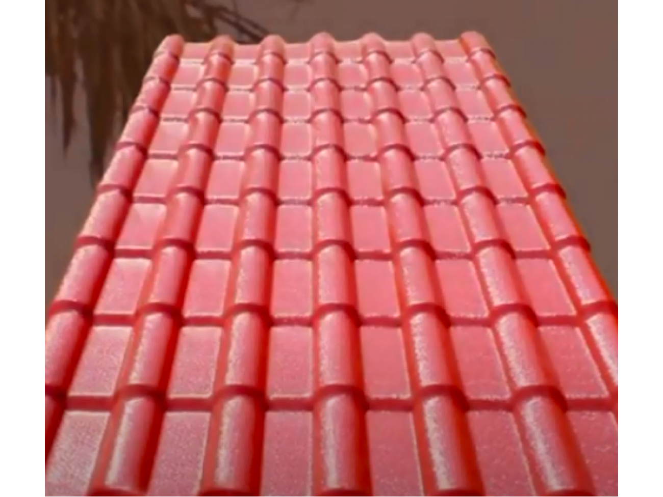 ΠΛΑΣΤΙΚΟ ΚΕΡΑΜΙΔΙ ΦΥΛΛΟ ASA-PVC ΔΙΑΣΤΑΣΕΩΝ 306cm ΜΗΚΟΣ x 104cm ΠΛΑΤΟΣ ...