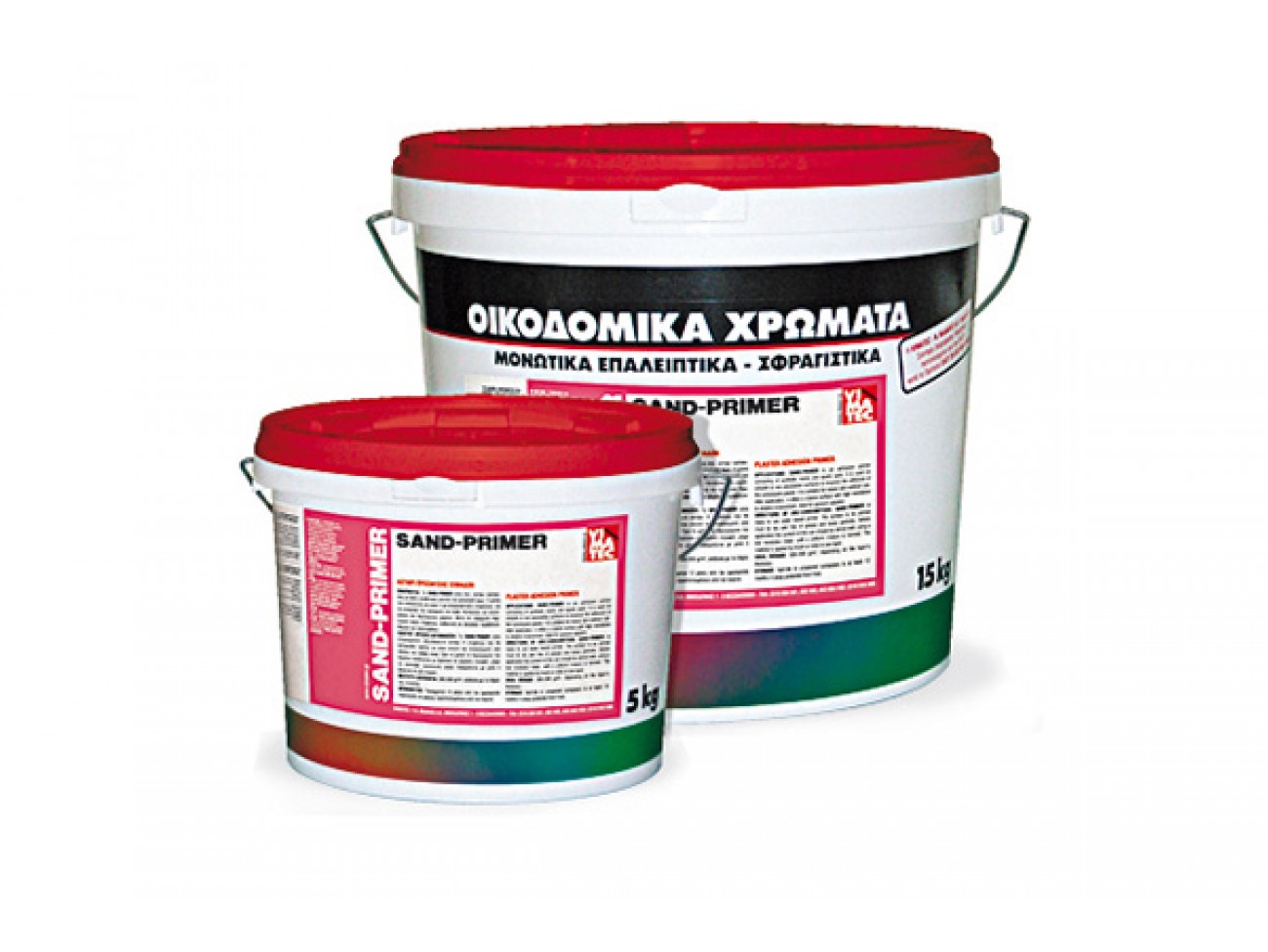 VIMATEC - SAND PRIMER 15kg - Ακρυλικό, χαλαζιακό αστάρι πρόσφυσης σοβάδων.