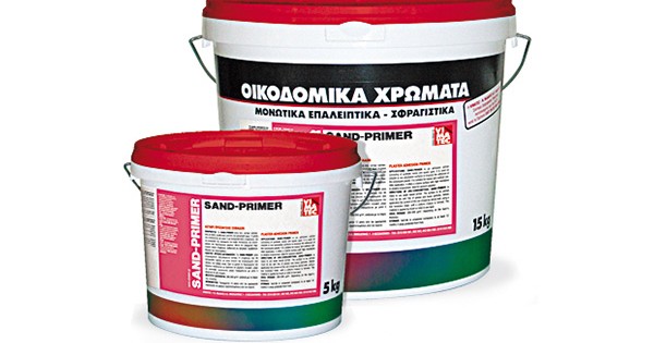 VIMATEC - SAND PRIMER 15kg - Ακρυλικό, χαλαζιακό αστάρι πρόσφυσης σοβάδων.