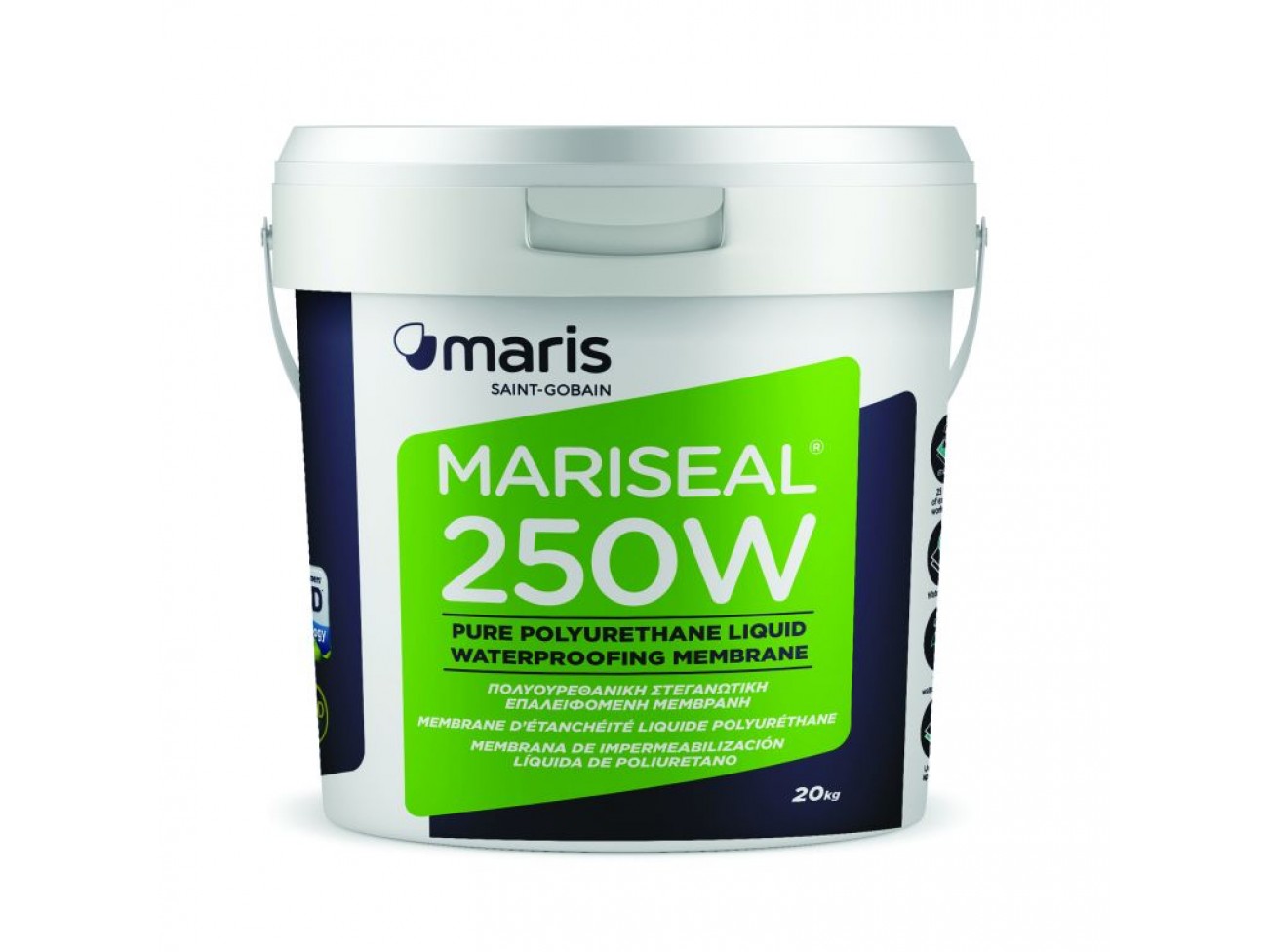 MARIS POLYMERS MARISEAL 250W (ΠΡΩΗΝ 250 AQUA) ΛΕΥΚΟ - Επαλειφόμενη ...