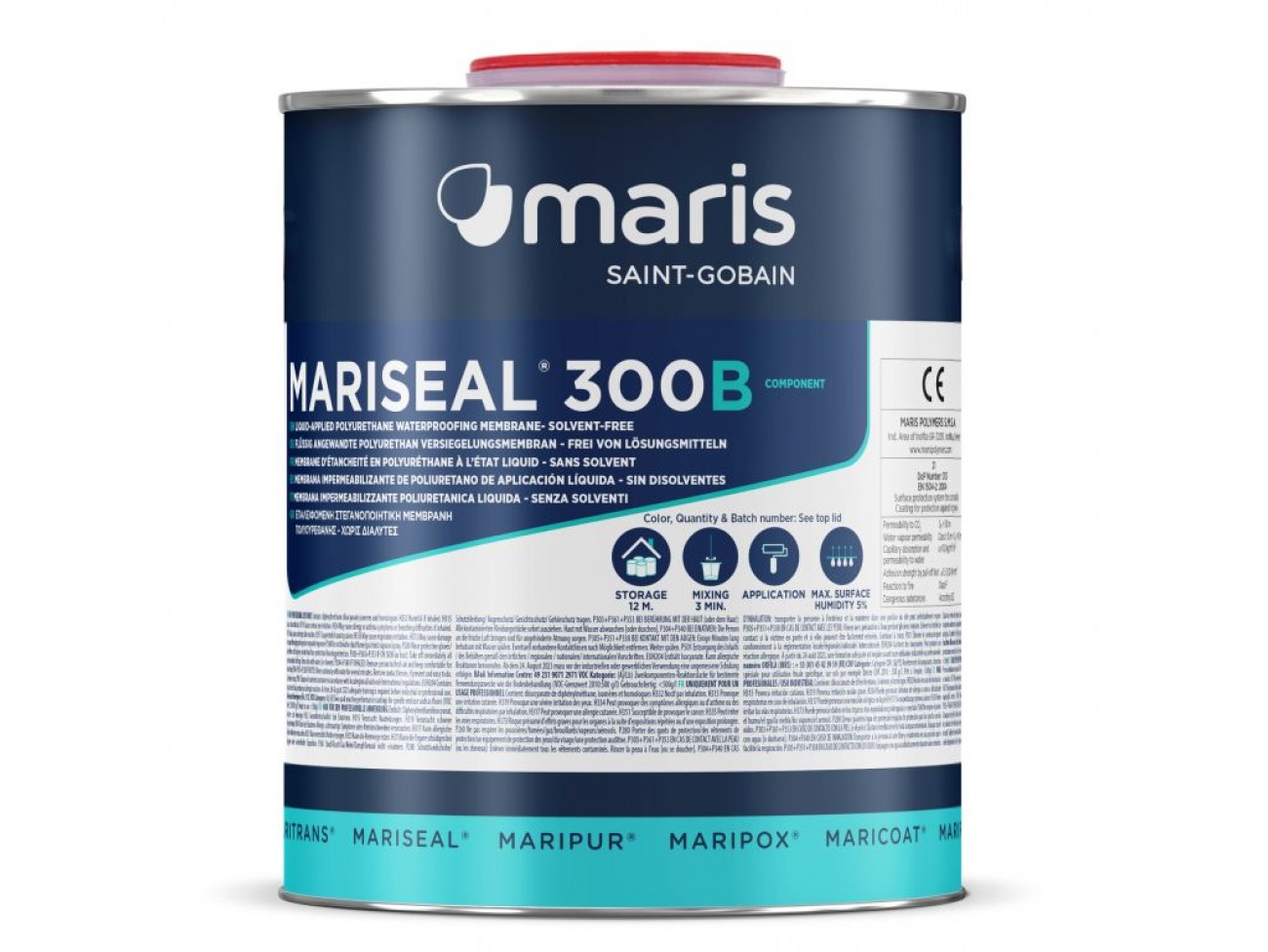 MARIS POLYMERS - MARISEAL 300 Α+Β (6+1)kg - ΜΠΕΖ - Επαλειφόμενη ...