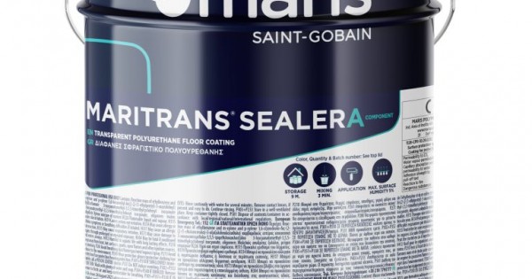 MARIS POLYMERS - MARITRANS SEALER A+B(5+5)kg - Διαφανής, επαλειφόμενη ...