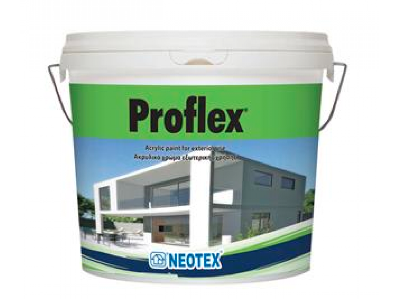 NEOTEX - Proflex - ΛΕΥΚΟ 10lt - Ακρυλική βαφή εξωτερικών και εσωτερικών ...