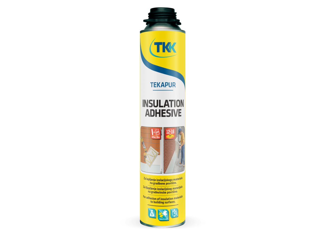 TKK - TEKAPUR -INSULATION ADHESIVE - Αφρός Πολυουρεθάνης Πιστολιού 800 ml
